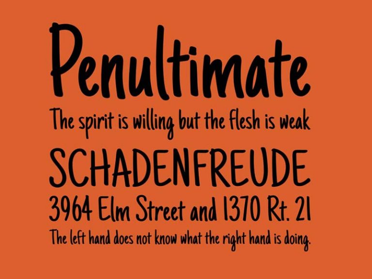 Just Another Hand Font Free Download - Fonts Empire