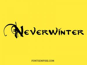 Neverwinter Font Free Download - Fonts Empire