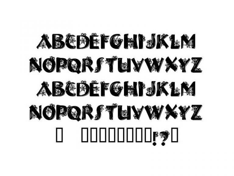 Halloween Spider Font Free Download - Fonts Empire
