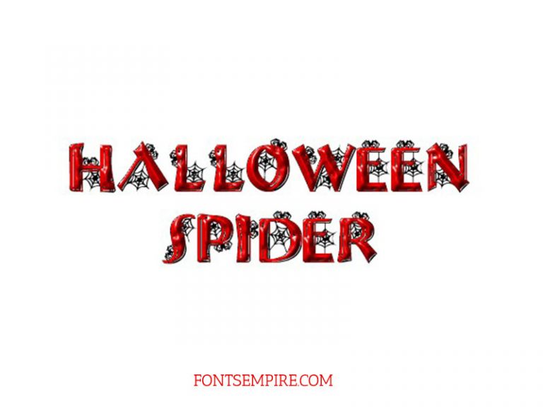 Halloween Spider Font Free Download - Fonts Empire